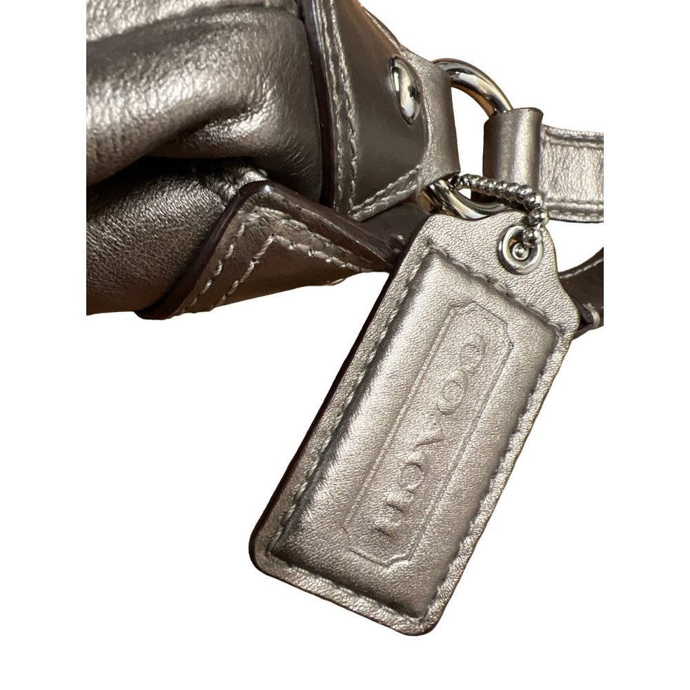 Coach Soho Leather Hobo Bag Metallic Bronze Handbag - Gem